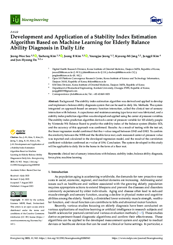 (PDF) Development and Application of a Stability Index Estimation ...