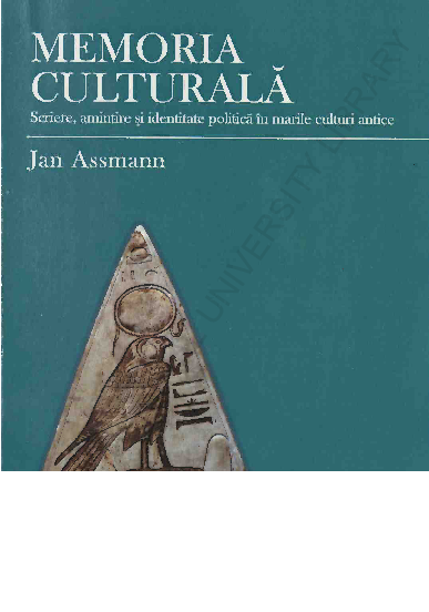 (PDF) Assmann, Jan - Memoria culturala