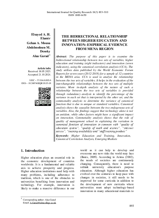 (PDF) THE BIDIRECTIONAL RELATIONSHIP