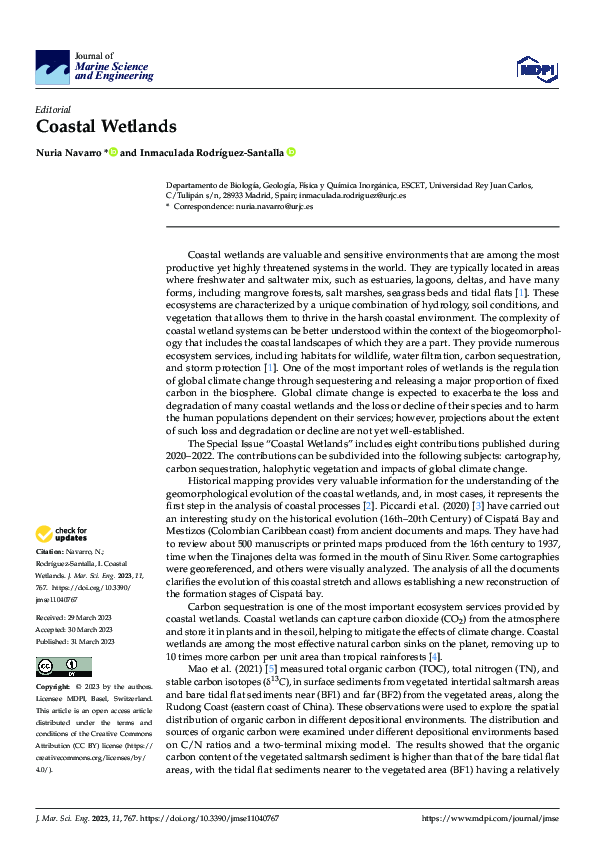 (PDF) Coastal Wetlands