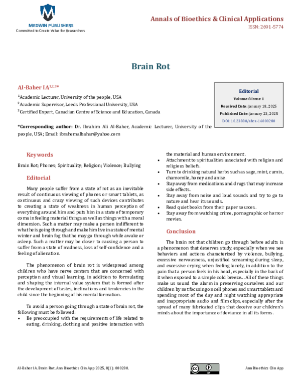 (PDF) Brain rot
