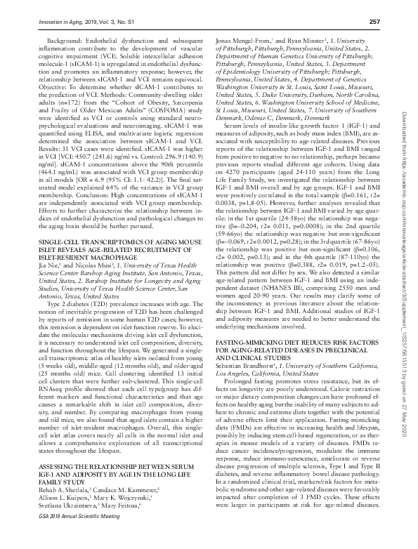 (PDF) Assessing the Relationship Between Serum IGF-1 and Adiposity by ...