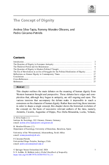 (PDF) The Concept of Dignity