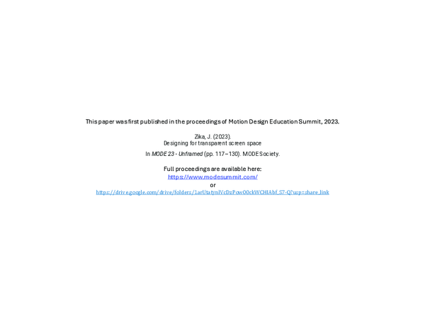 (PDF) Augmented Reality and Illusion: Designing for Transparent Screen ...