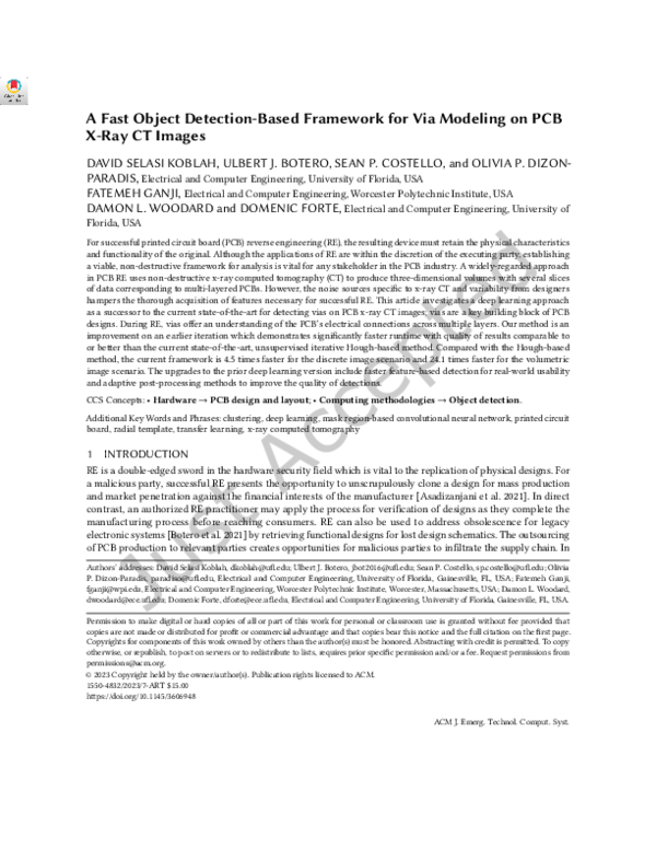 (PDF) A Fast Object Detection-Based Framework for Via Modeling on PCB X ...