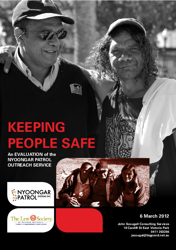 (PDF) Keeping people safe: an evaluation of the Nyoongar Patrol ...