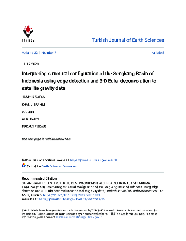 (PDF) Interpreting structural configuration of the Sengkang Basin of Indonesia using edge ...
