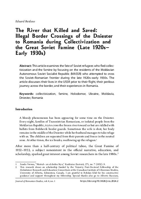 (PDF) The River that Killed and Saved: Illegal Border Crossing of the ...