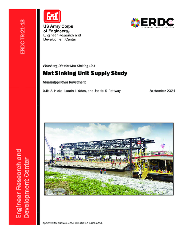 (PDF) Mat Sinking Unit supply study : Mississippi River revetment