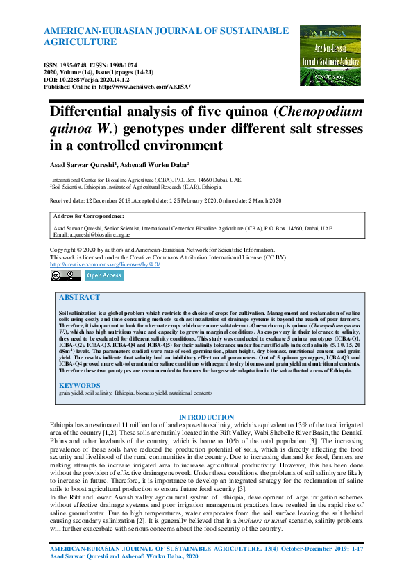 (PDF) American-Eurasian Journal of Sustainable Agriculture
