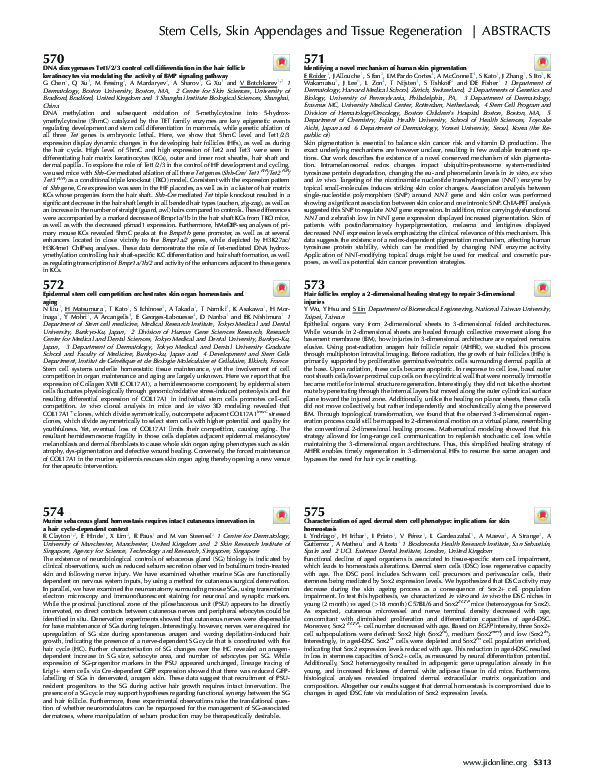 (PDF) 572 Epidermal stem cell competition orchestrates skin organ ...