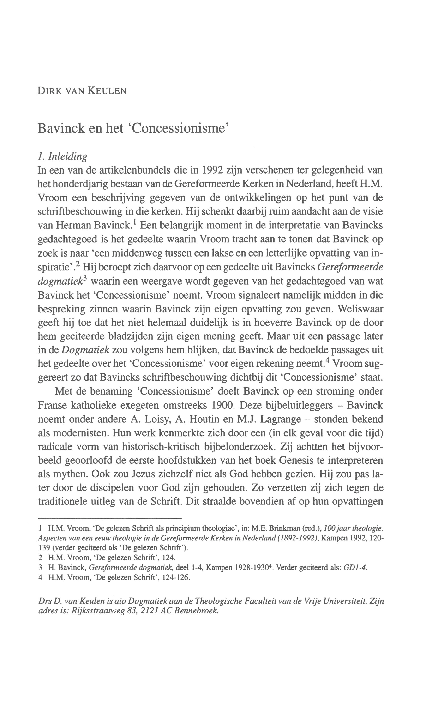 (PDF) Bavinck en het ‘Concessionisme’