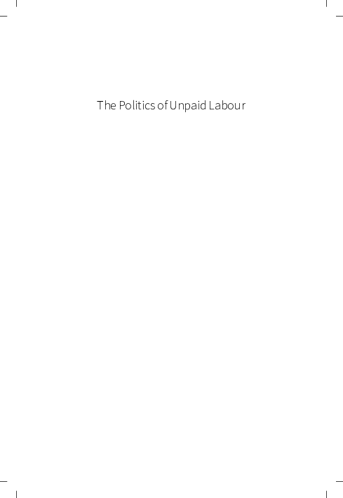 (PDF) The Politics of Unpaid Labour: How the study of unpaid labour can ...
