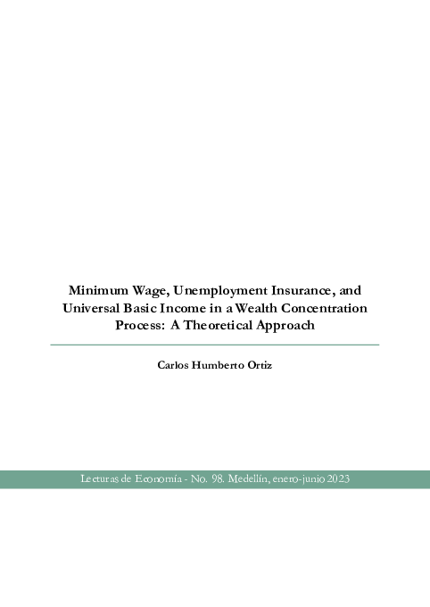 (PDF) Minimum Wage, Unemployment Insurance and Universal Basic Income ...