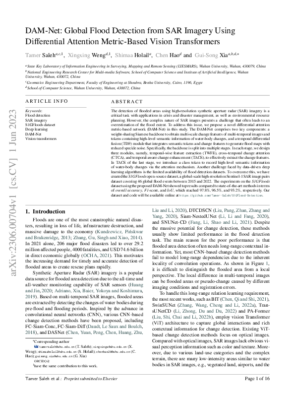 (PDF) DAM-Net: Global Flood Detection from SAR Imagery Using Differential Attention Metric-Based ...