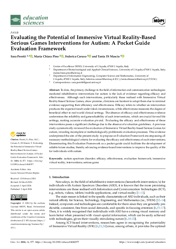 (PDF) Evaluating the Potential of Immersive Virtual Reality-Based Serious Games Interventions ...