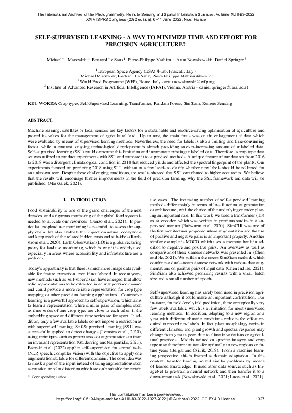 (PDF) Self-Supervised Learning – a Way to Minimize Time and Effort for ...
