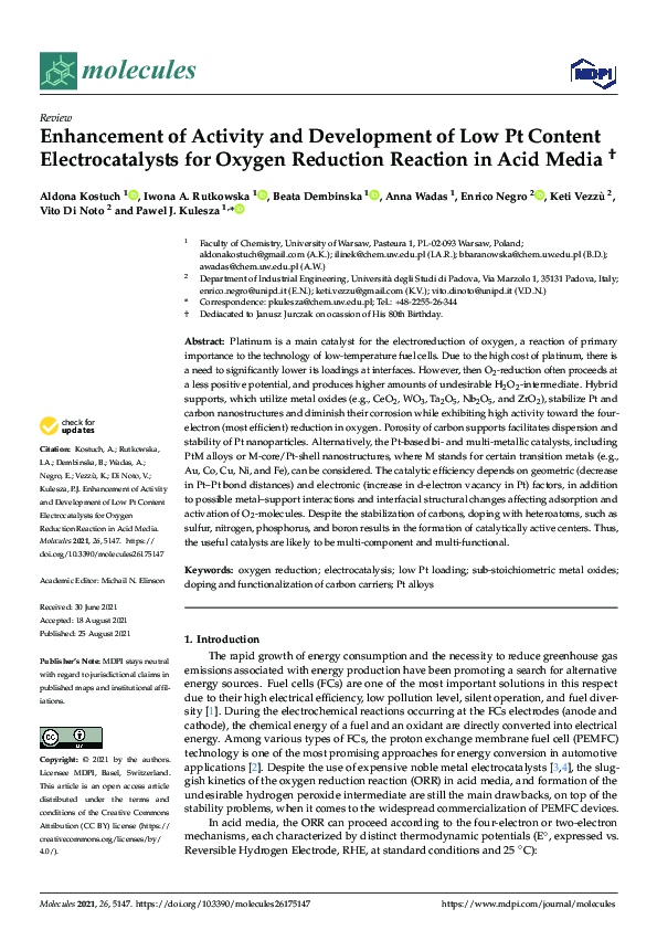 (PDF) Enhancement of Activity and Development of Low Pt Content ...