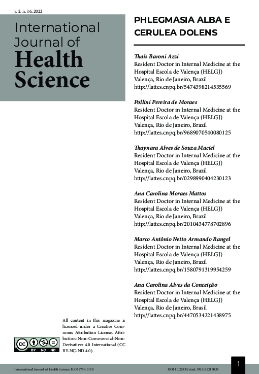 (PDF) Phlegmasia Alba e Cerulea Dolens