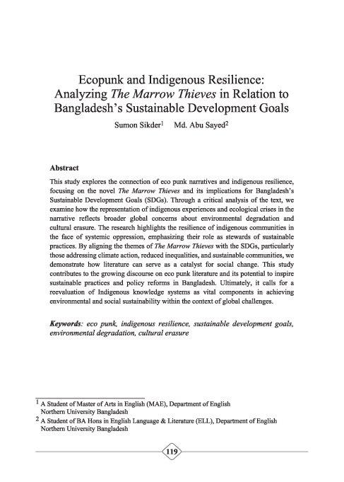 (PDF) Ecopunk and Indigenous Resilience: Analyzing The Marrow Thieves ...