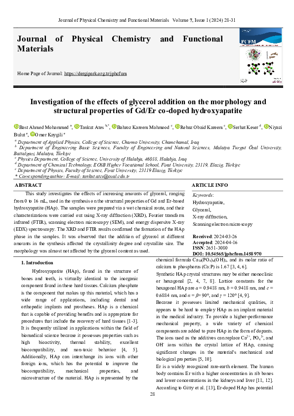 (PDF) Investigation of the effects of glycerol addition as a catalyst ...
