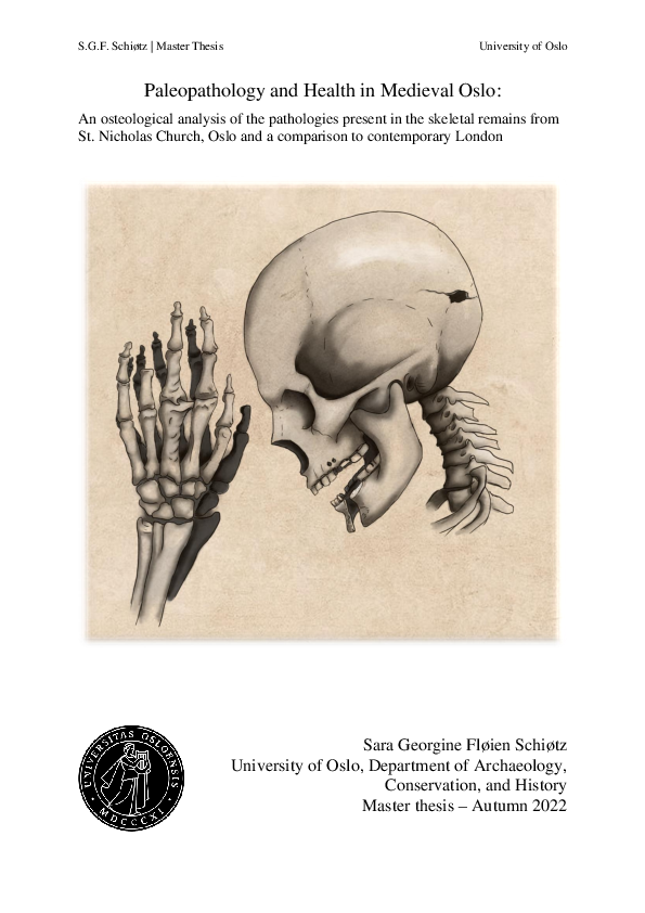 (PDF) Paleopathology and Health in Medieval Oslo: An osteological ...
