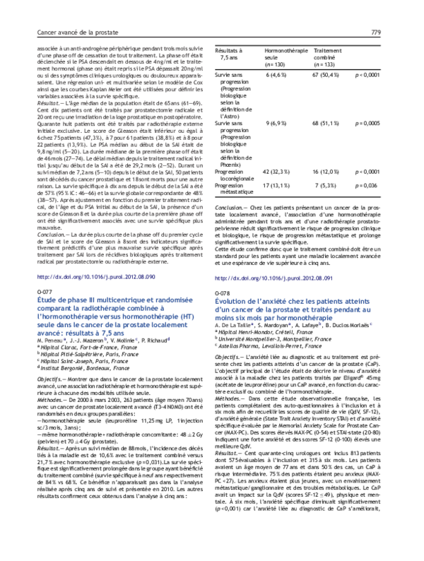 (PDF) Étude de phase III multicentrique et randomisée comparant la ...