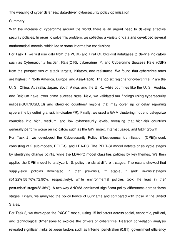Pdf The Weaving Of Cyber Defenses Data Driven Cybersecurity Policy Optimization