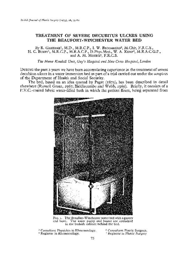 (PDF) Treatment of Severe Decubitus Ulcers Using the Beaufort ...
