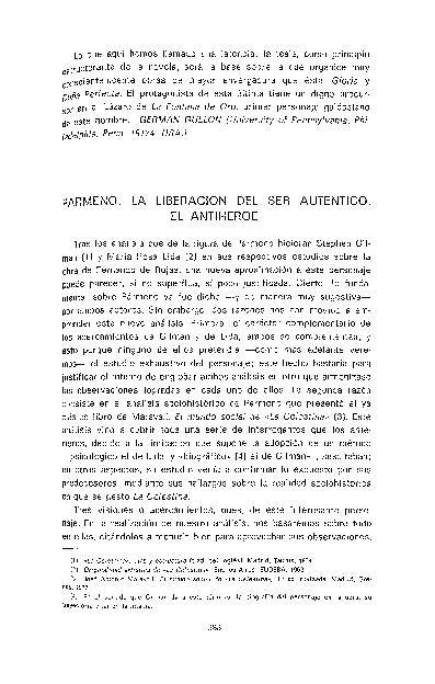 (PDF) Pármeno : la liberación del ser auténtico. El antihéroe