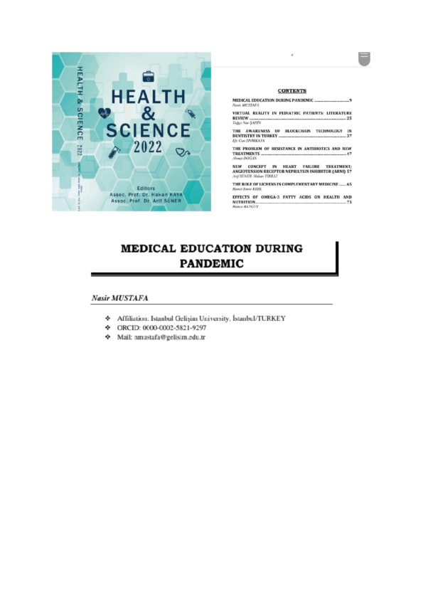 (PDF) Health and Sciences BOOK