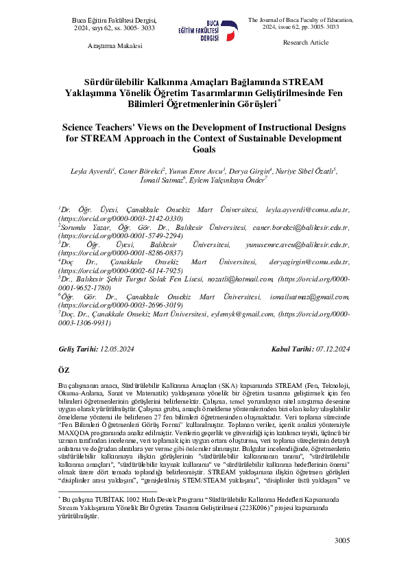 (PDF) Science Teachers' Views on the Development of Instructional ...