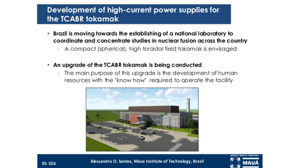 (PDF) Development of high-current power supplies for the TCABR tokamak