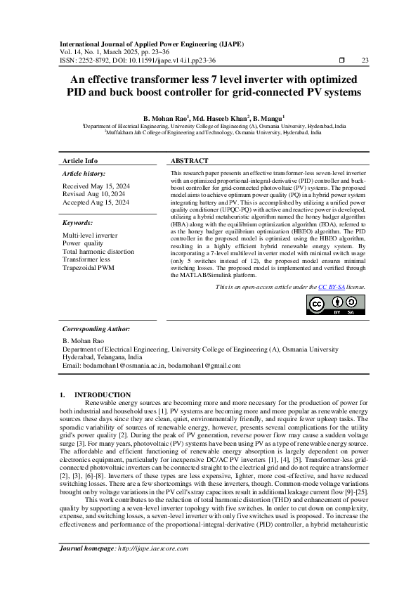 (PDF) An effective transformer less 7 level inverter with optimized PID ...