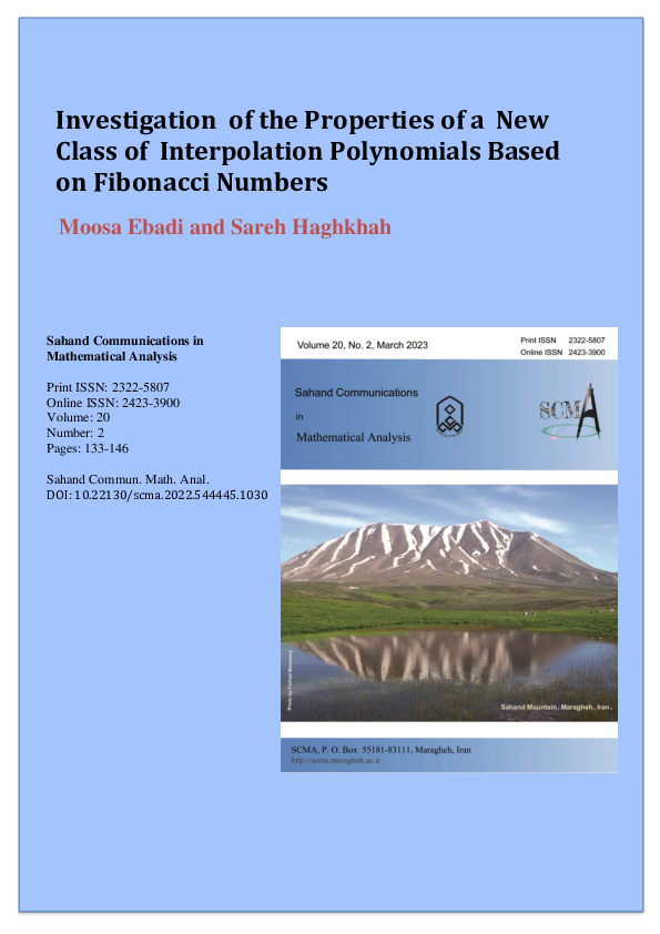 (PDF) Investigation of the Properties of a New Class of Interpolation ...