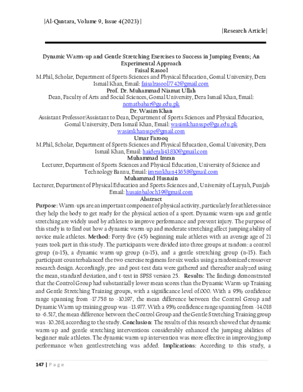 (PDF) Al-Qantara, Volume 9, Issue 4(2023) | |Research Article