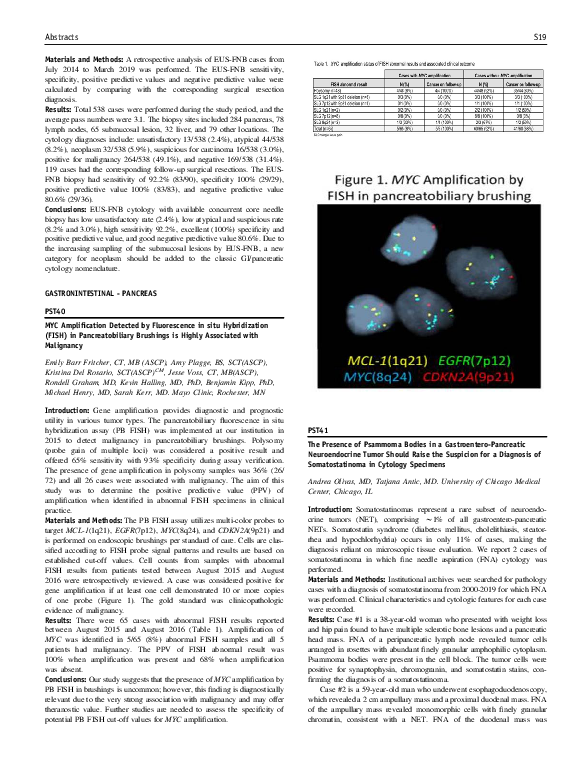 (PDF) MYC Amplification Detected by Fluorescence in situ Hybridization ...