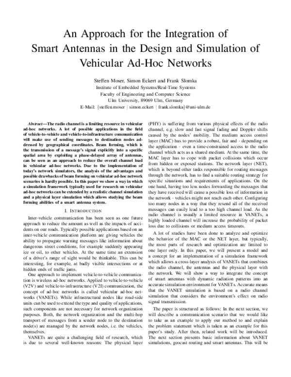 (PDF) An approach for the integration of smart antennas in the design ...