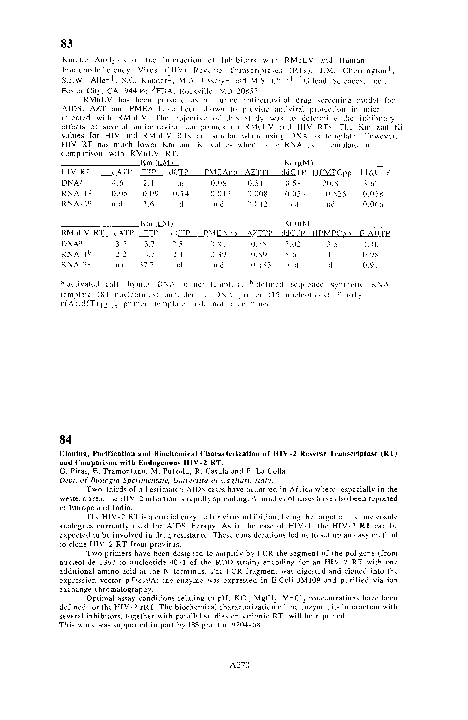 (PDF) Cloning, purification and biochemical characterization of HIV-2 reverse transcriptase (RT ...