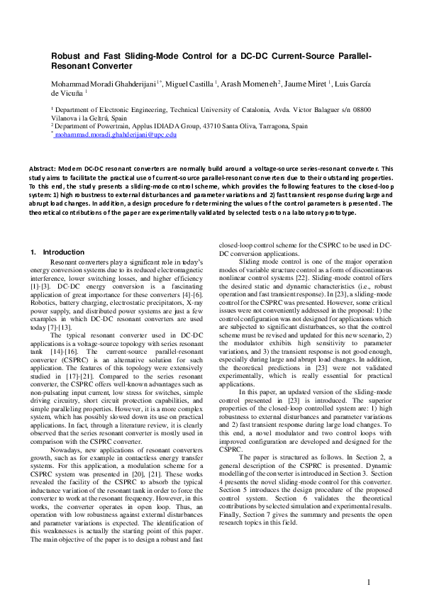 (PDF) Analysis, design and implementation of a DC/DC boost resonant‐inductor converter with ...