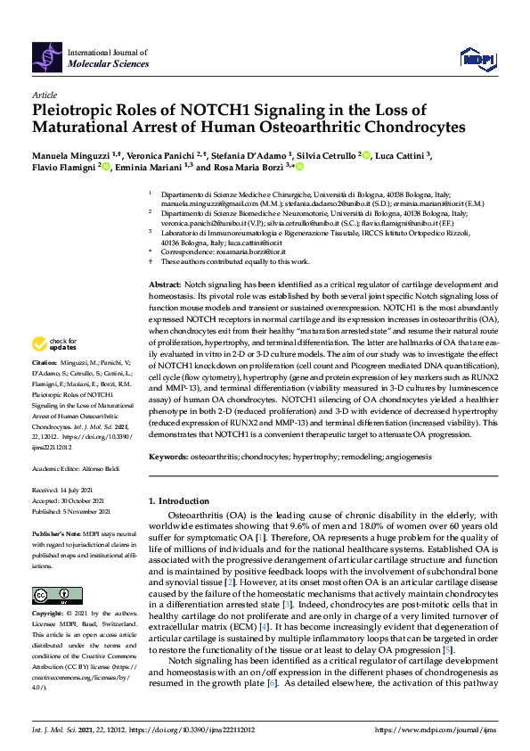 (PDF) Pleiotropic Roles of NOTCH1 Signaling in the Loss of Maturational Arrest of Human ...