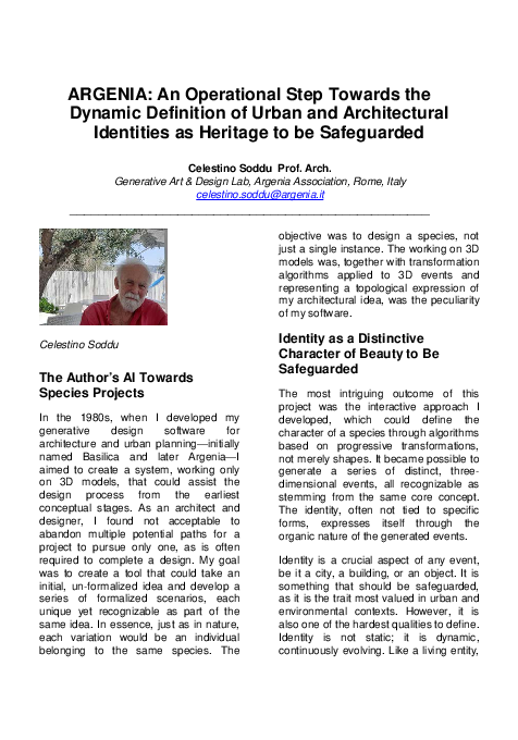 (PDF) ARGENIA: An Operational Step Towards the Dynamic Definition of ...