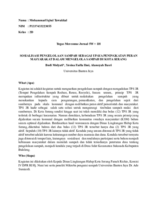 (PDF) TUGAS RESUME JURNAL MATA KULIAH PENGANTAR TEKNOLOGI INFORMASI MUHAMMAD IQBAL TAWAKKAL ...