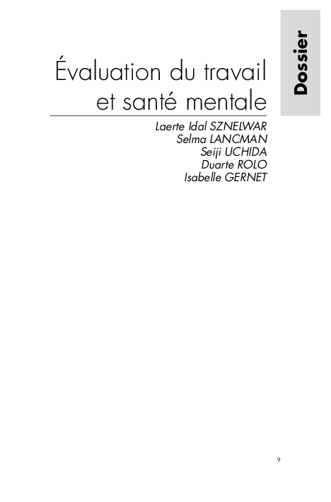 (PDF) Introduction au dossier