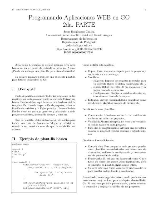 (PDF) Programando Aplicaciones WEB en GO 2da. PARTE