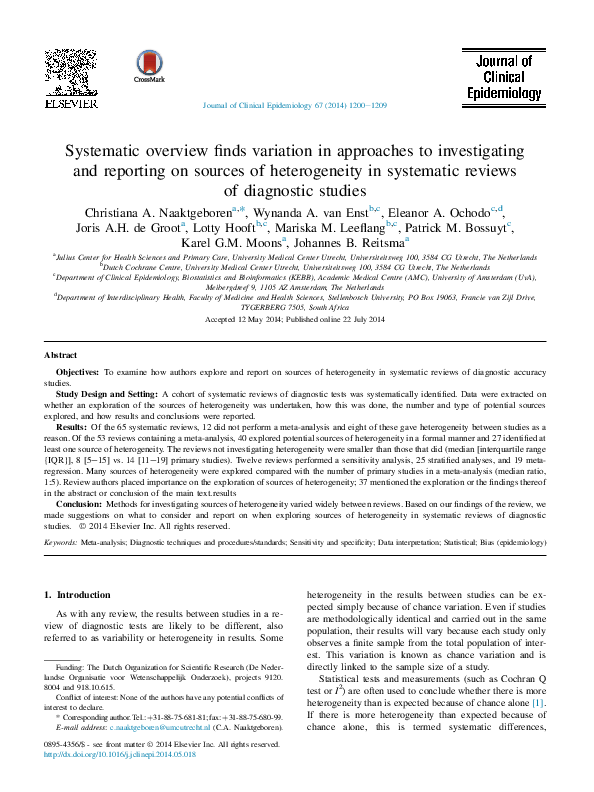(PDF) Systematic overview finds variation in approaches to ...