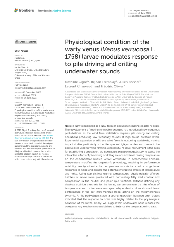 (PDF) Physiological condition of the warty venus (Venus verrucosa L ...