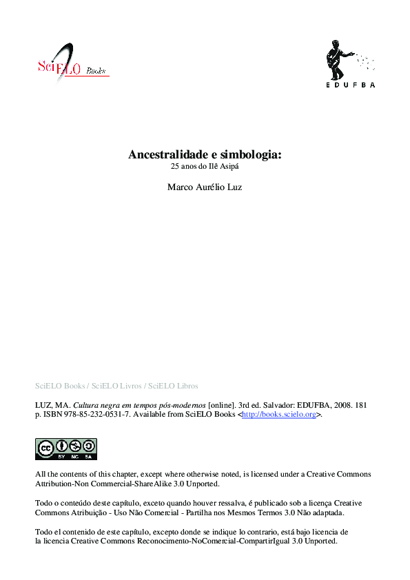 (PDF) Ancestralidade e simbologia: 25 anos do Ilê Asipá