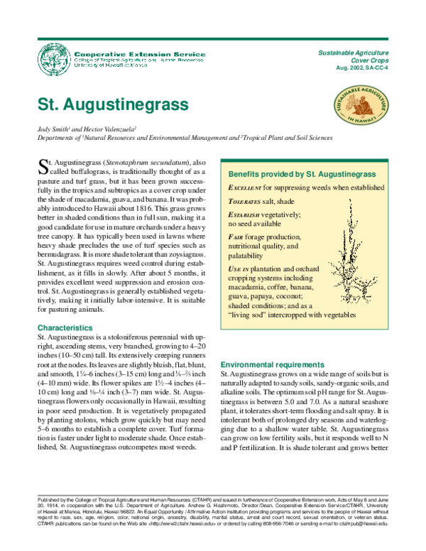 (PDF) Stargrass (Cover Crops)