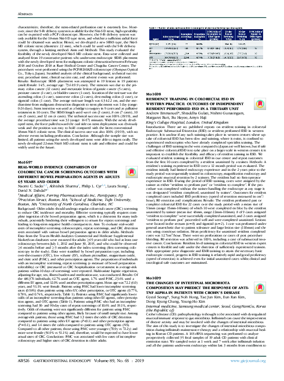 (PDF) Mo1697 REAL-WORLD EVIDENCE COMPARISON OF COLORECTAL CANCER SCREENING OUTCOMES WITH ...